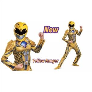 Disguise | Costumes | Yellow Power Rangers Kids Fancy Halloween Costume ...